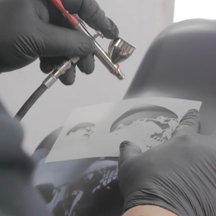 Texture Series Stencils - Holly Molly - Collision Hub