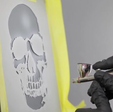 Skull Series 1 Stencils - Pack 4 - Collision Hub