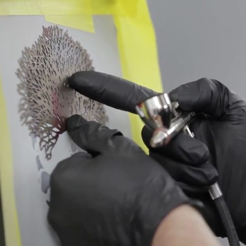 Texture Series Stencils - Reptile 2 - Collision Hub