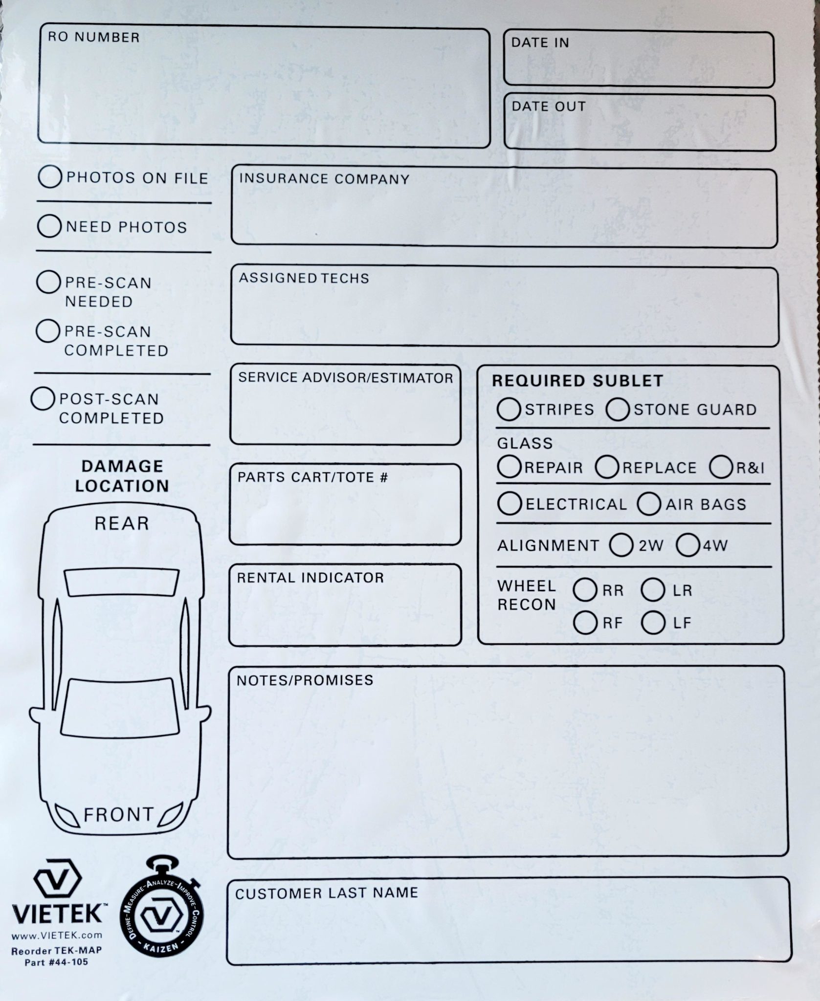 Vietek Tek-Map - Collision Hub